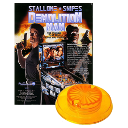 Demolition Man bumpercap set • Ministry of Pinball