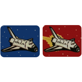 Space Shuttle Spinner Decals • Ministry of Pinball