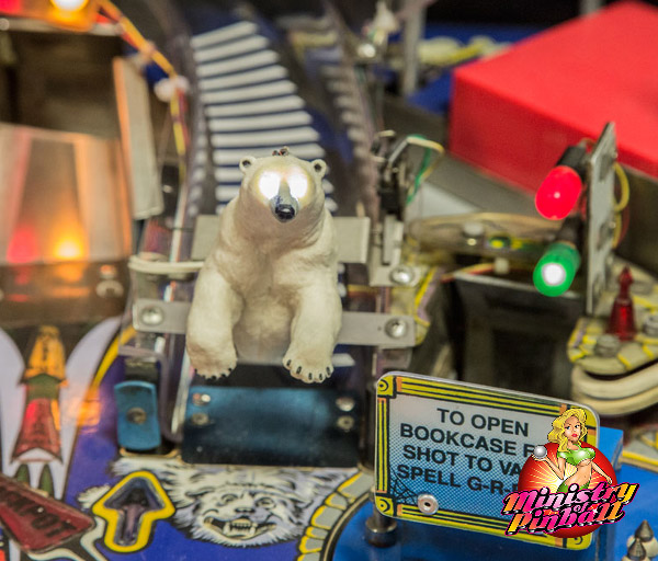 Addams Family LED Polar Bear Modification - Ministry of Pinball